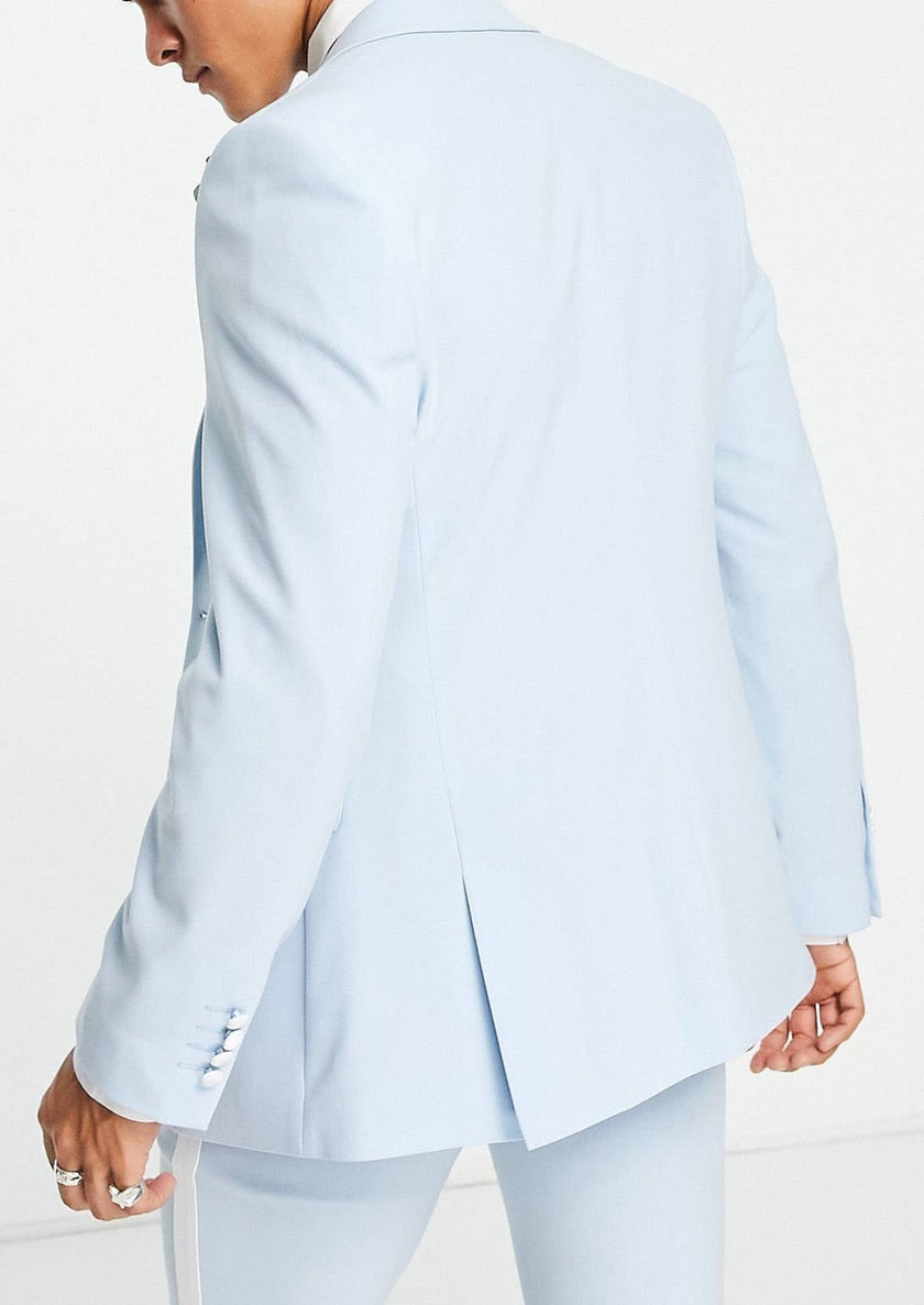 Light Blue Tuxedo Suit for Wedding – Tumuh